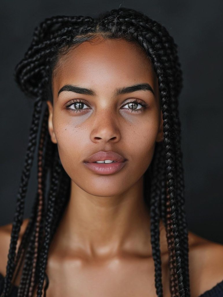 20 Vibrant Box Braid Styles to Energize Your Look - Style US
