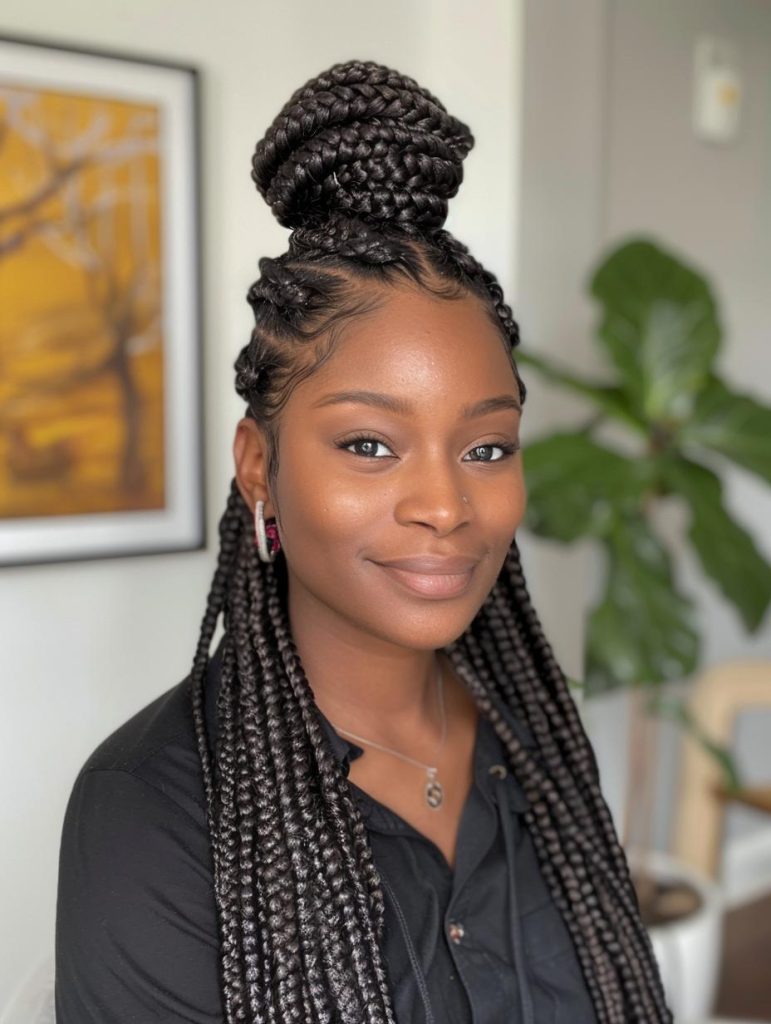 20 Vibrant Box Braid Styles to Energize Your Look - Style US