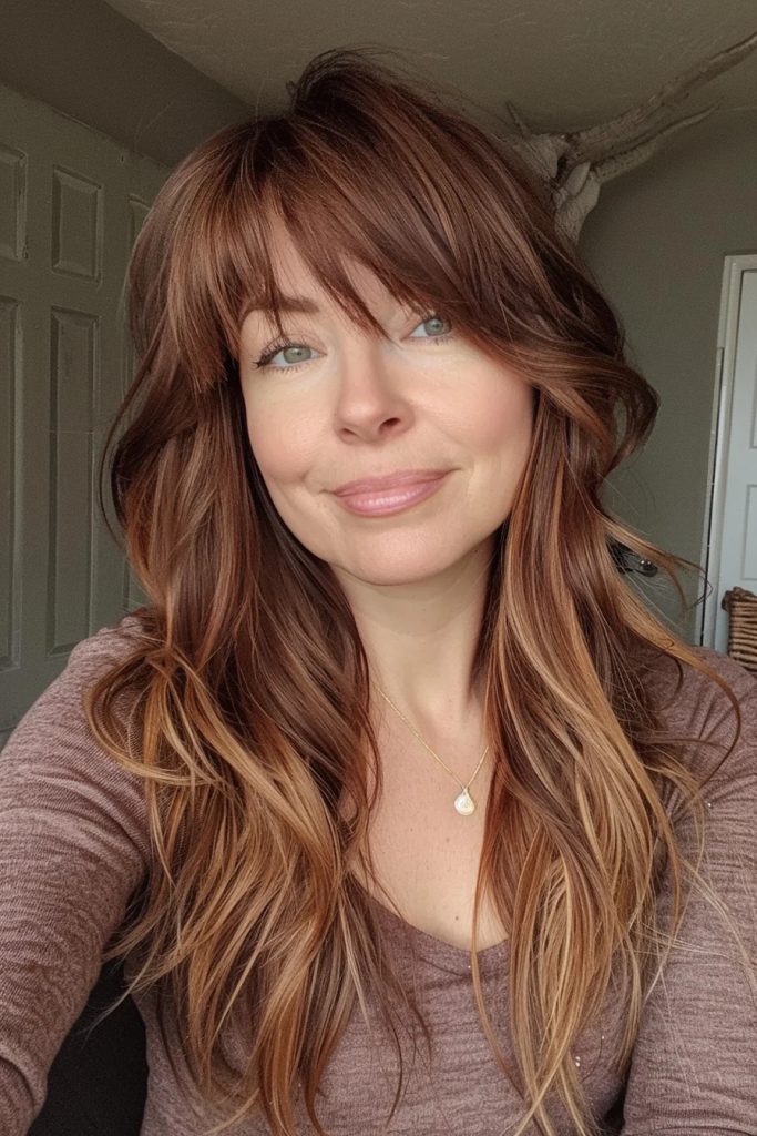 "34 Stylish Long Hairstyles for Women Over 40 to Try in 2024" - Style US