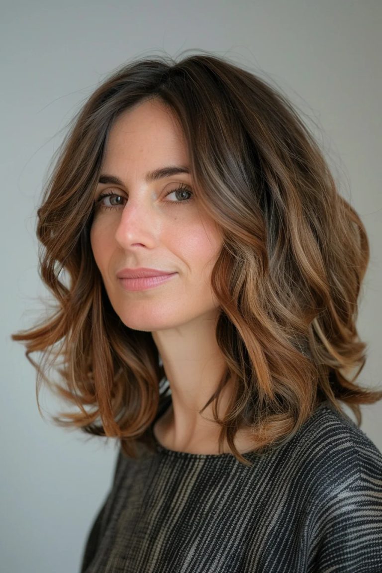 "34 Stylish Long Hairstyles for Women Over 40 to Try in 2024" - Style US
