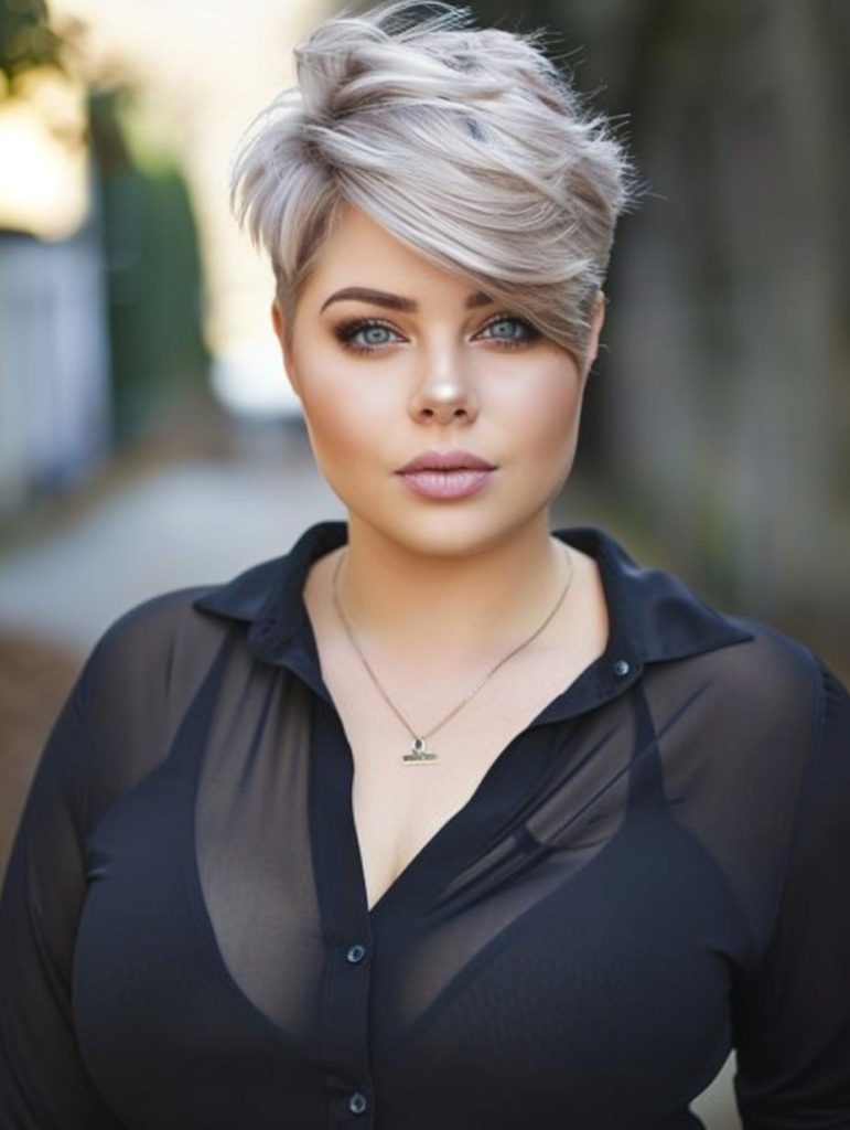 Best Short Haircuts to Flatter Round and Full Faces - Style US