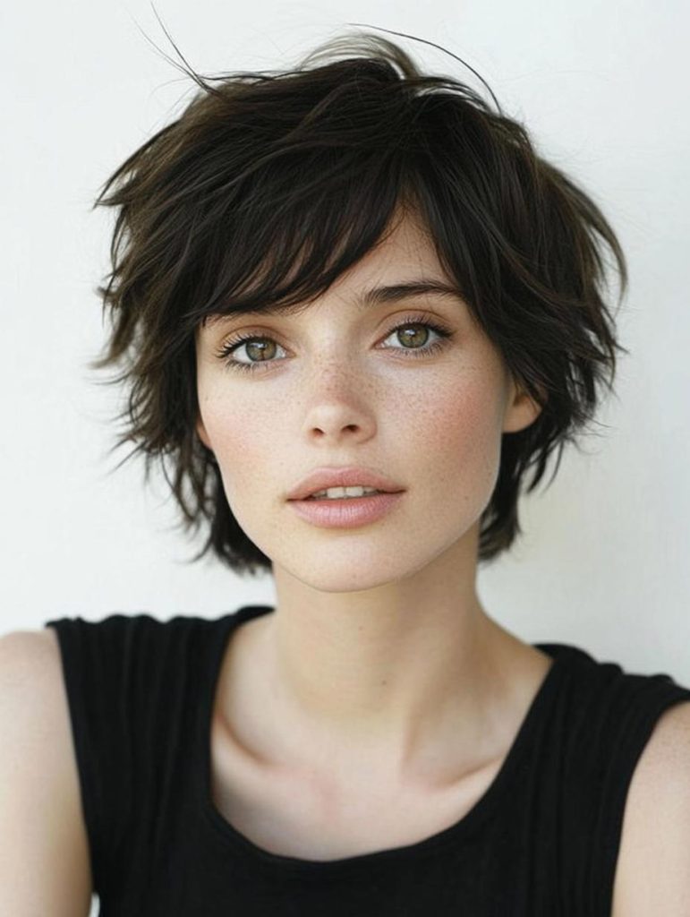 Short Choppy Shag Styles with Rocker Flair - Style US