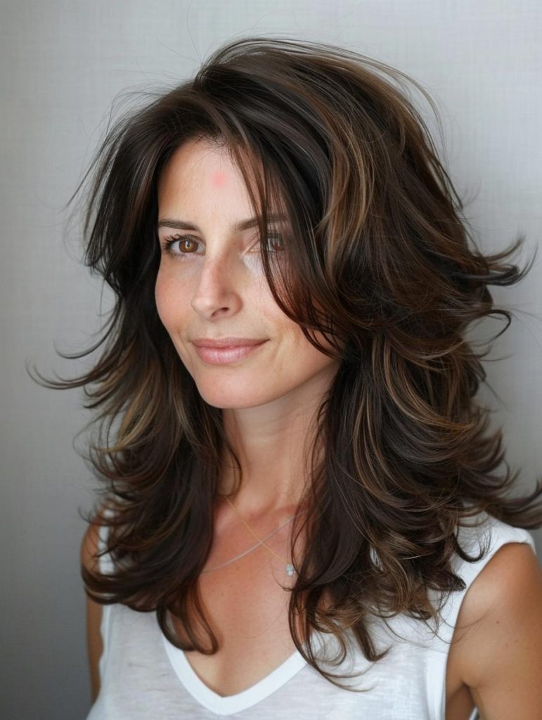 24 Layered Haircut Ideas for Perfect Medium-Length Hair - Style US