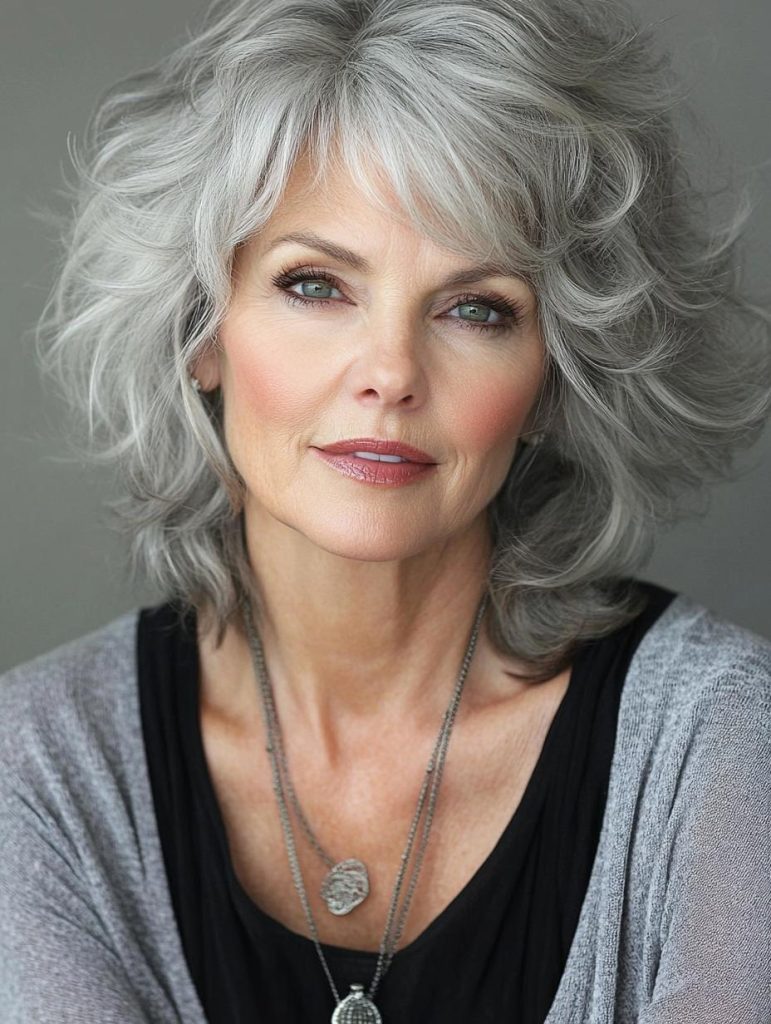 Effortless Elegance: 24 Timeless Shag Hairstyles for Women 60+ - Style US