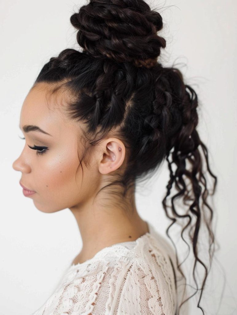 Braided Beauty: 20 Bold Bun Styles You’ll Want Right Now - Style US